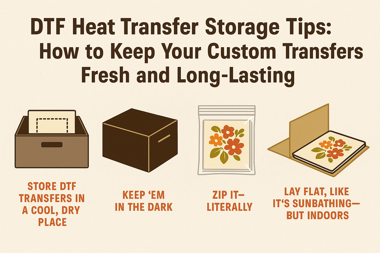 DTF Heat Transfer Storage Tips: How to Keep Your Custom Transfers Fres ...
