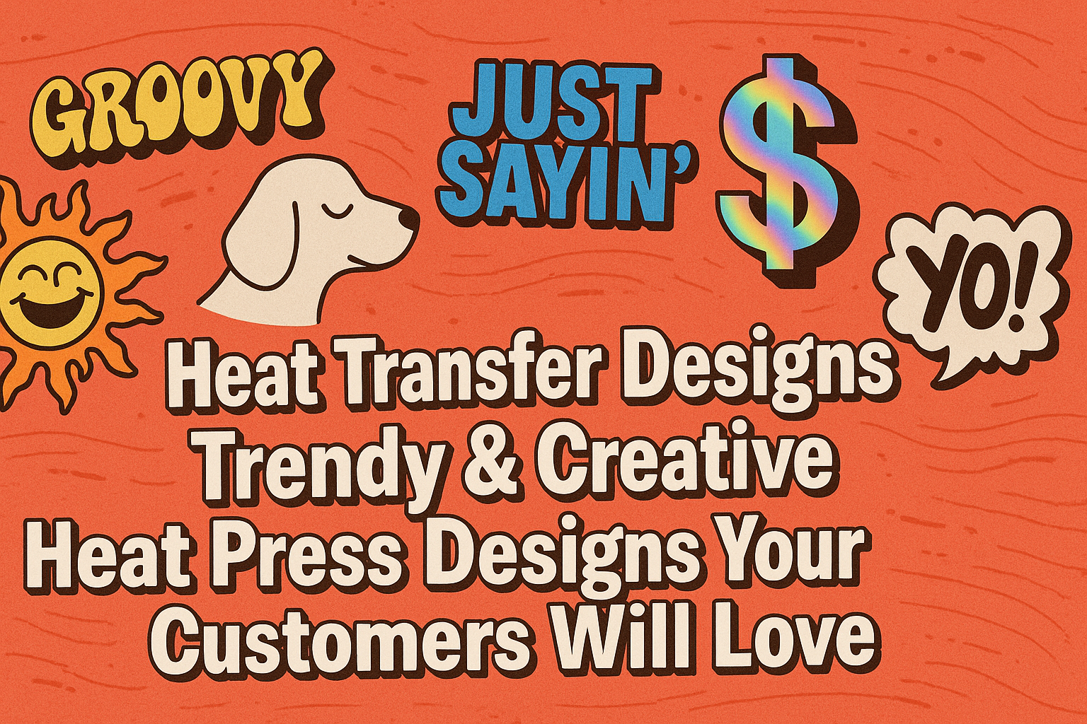 Heat Transfer Designs: Trendy & Creative Heat Press Designs Your Custo ...