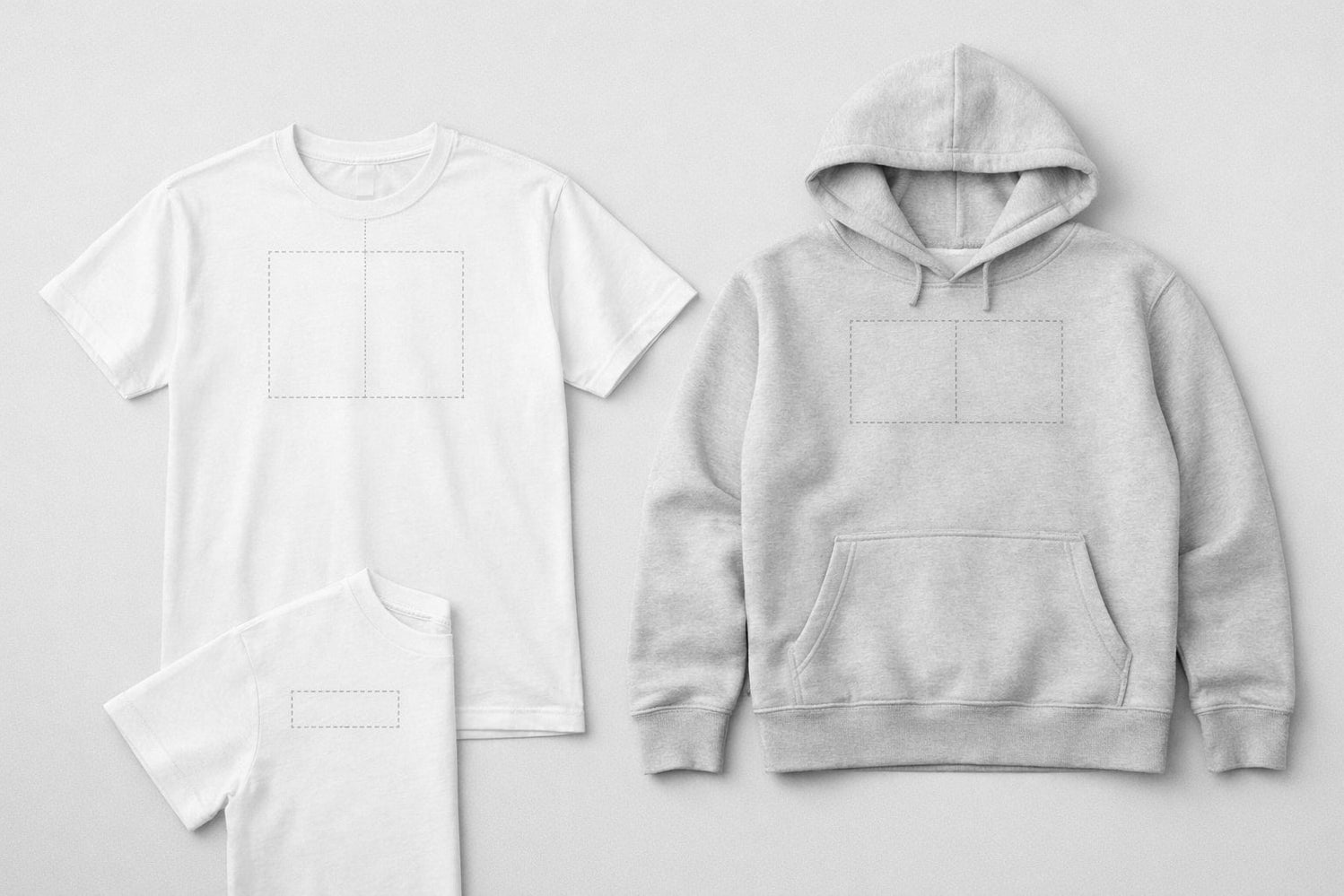 DTF Transfer Placement: Exact Positions for Shirts, Hoodies & Sleeves ...