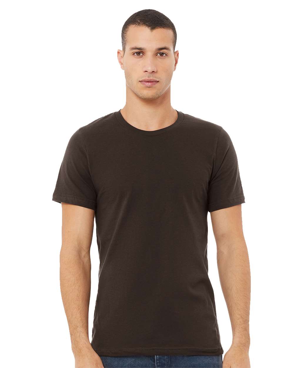 BELLA + CANVAS - Jersey Tee - 3001 - Brown – DTFSheet.com