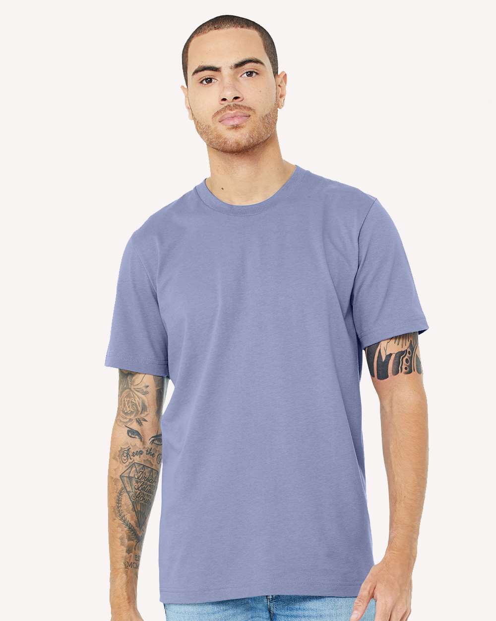BELLA + CANVAS - Jersey Tee - 3001 - Lavender – DTFSheet.com